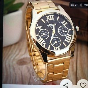 Geneva | Accessories | Mens Geneva Watch New Black Or White Face | Poshmark